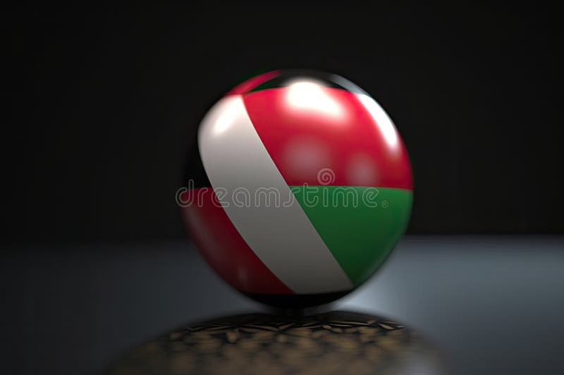3d Minimalist Palestine Flag Bokeh Background Generative AI Stock ...