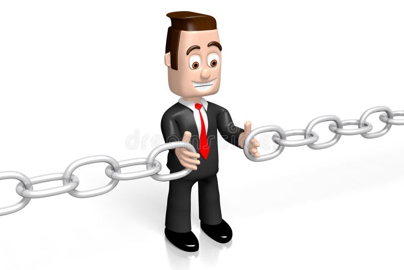 3D missing link stock illustration. Illustration of clipart - 136880078