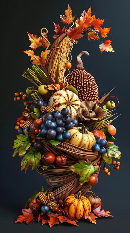 3D Model Abstract Art of Bountiful Abstract Artwork Celebrating the ...