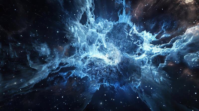 3D Model Abstract Art of Cataclysmic Celestial Abstract Artwork of ...