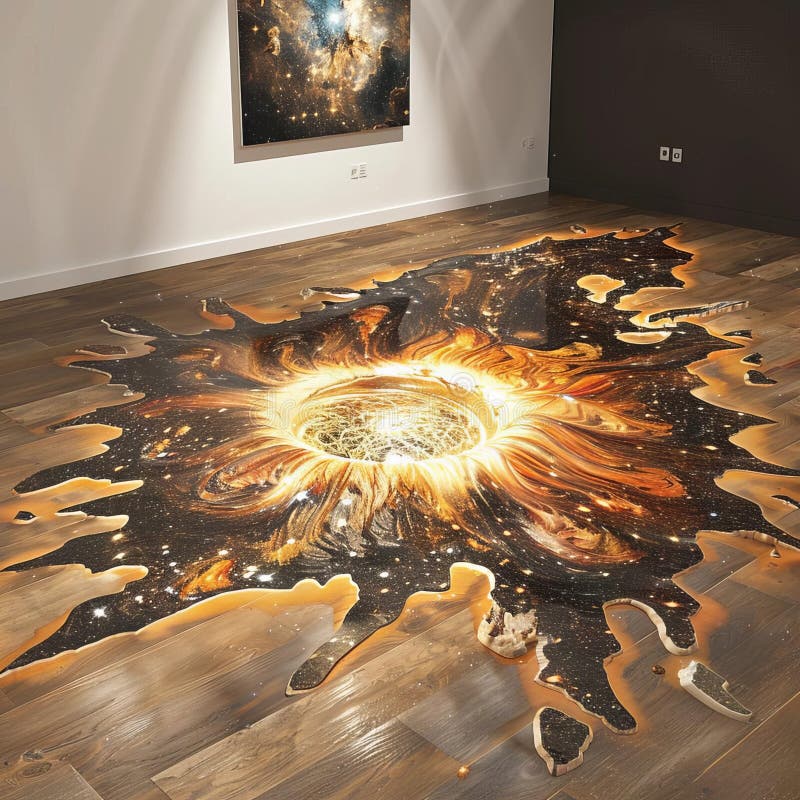 3D Model Abstract Art of Celestial Cataclysm Abstract Sculpture of ...