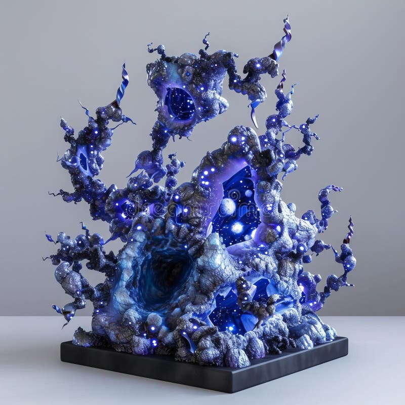 3D Model Abstract Art of Celestial Phenomenon Abstract Sculpture of ...