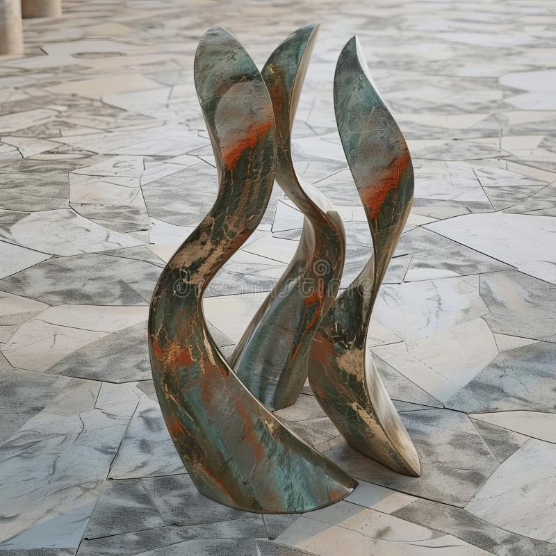 3D Model Abstract Art of Commemorative Freedom Abstract Sculpture ...