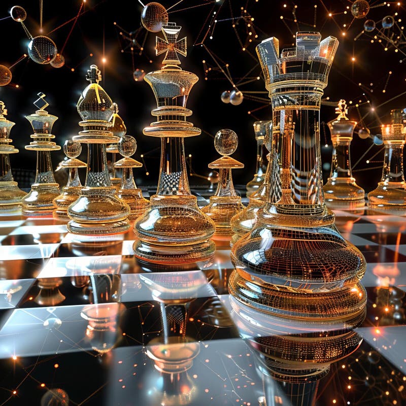 3D Model Abstract Art of Everevolving Strategic Abstract Artificial ...