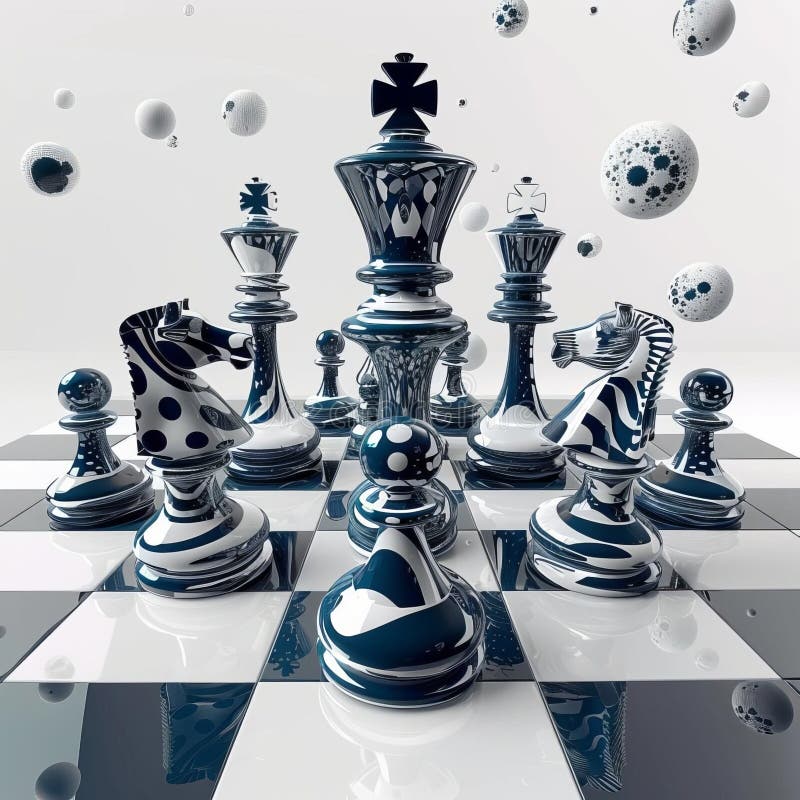 3D Model Abstract Art of Everevolving Strategic Abstract Artificial ...