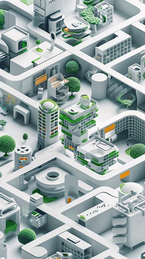 3D Model Abstract Art of Groundbreaking Abstract Collaborative Office ...