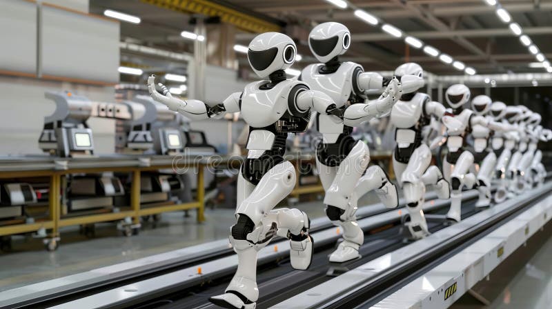 3D Model Abstract Art of Hypnotic Industrial Abstract Robot Dance ...