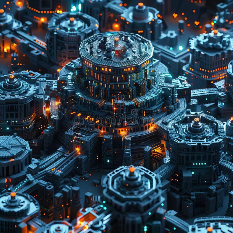 3D Model Abstract Art of Impenetrable Quantum Cybersecurity Abstract ...