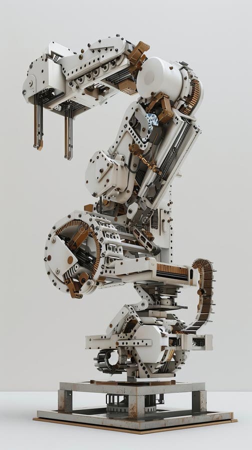 3D Model Abstract Art of Mechanical Industrial Abstract Automata ...