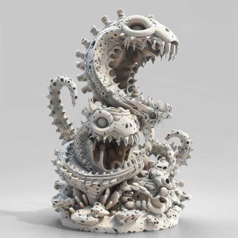 3D Model Abstract Art of Metamorphic Abstract Halloween Shapeshifting ...