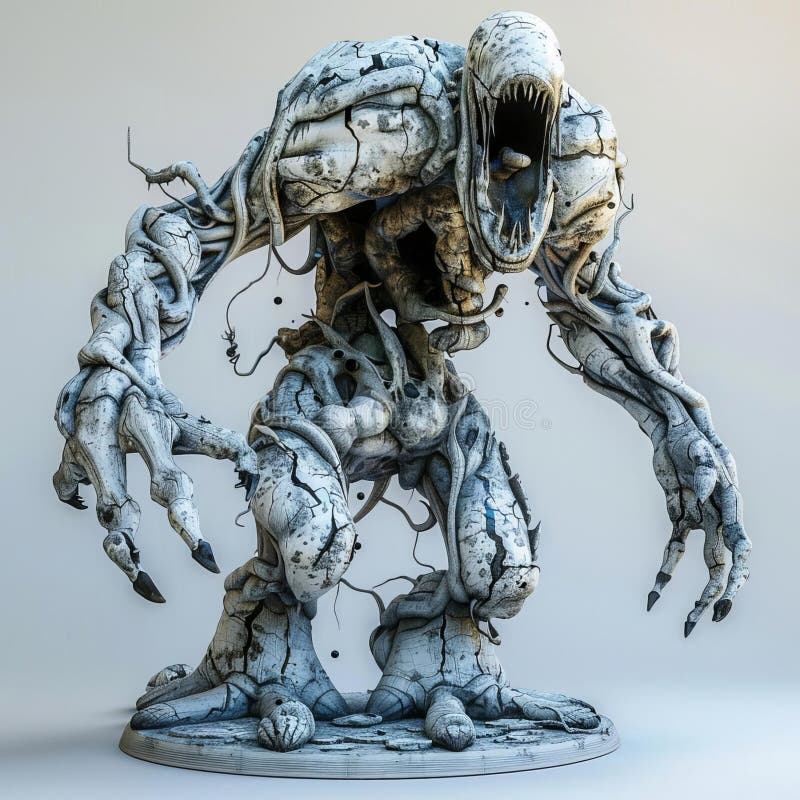 3D Model Abstract Art of Metamorphic Abstract Halloween Shapeshifting ...