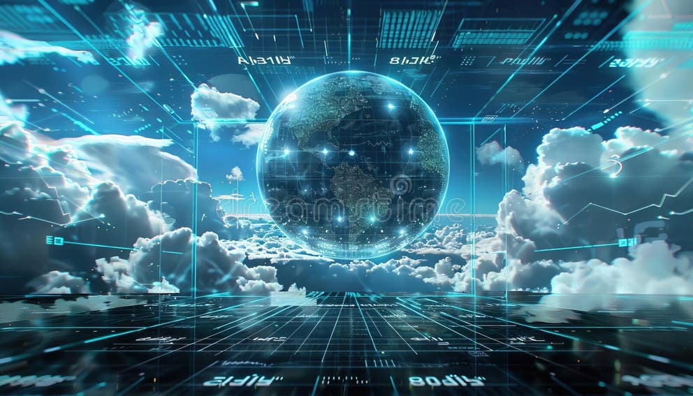 Abstract Weather Visualization Globe Stock Illustrations – 85 Abstract ...