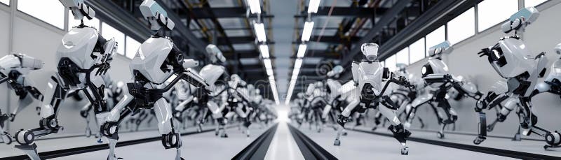 3D Model Abstract Art of Perpetual Industrial Abstract Robot ...