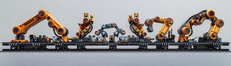 3D Model Abstract Art of Perpetual Industrial Abstract Robot ...
