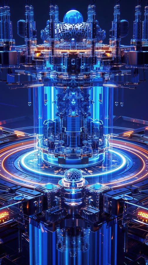 3D Model Abstract Art of Supreme Quantum Abstract Cybersecurity Neural ...