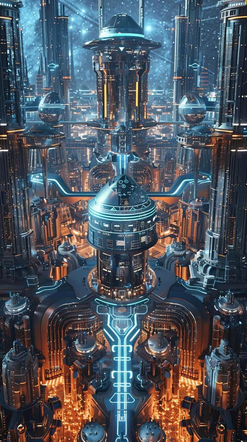 3D Model Abstract Art of Supreme Quantum Abstract Cybersecurity Neural ...