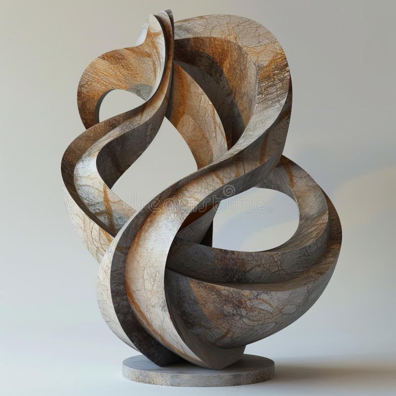 3D Model Abstract Art of Visionary Multilayered Abstract Sculptures ...