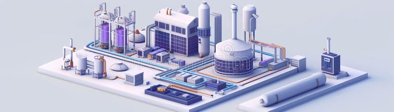 3D Model of an AIpowered Lead Generation System on a White Background ...