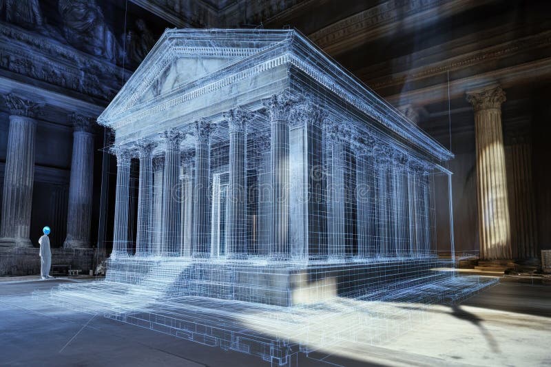 Virtual Reconstruction of an Ancient Temple in a Historical Setting ...