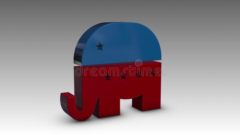 Republican Party Symbols - Zoom Out Stock Footage - Video of election ...