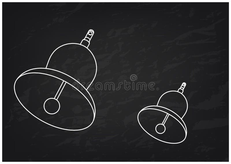 3d Model of a Bell on a Black Stock Vector - Illustration of interface ...