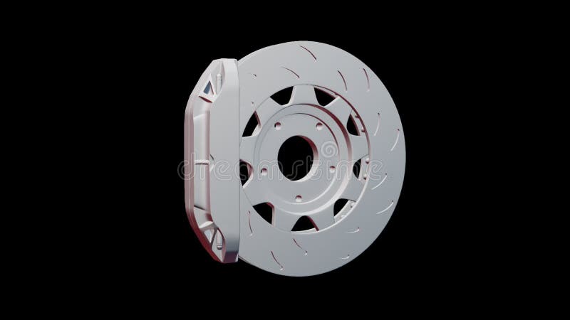 3D model of brake disc stock video. Video of equipment - 160274109