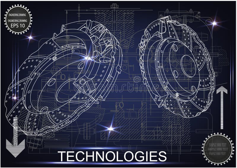 3d model of the brake disc stock vector. Illustration of brake - 114965995