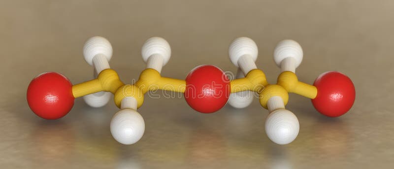 3D Model of Butanedioic Acid Molecular Structure Good Resolution Stock ...