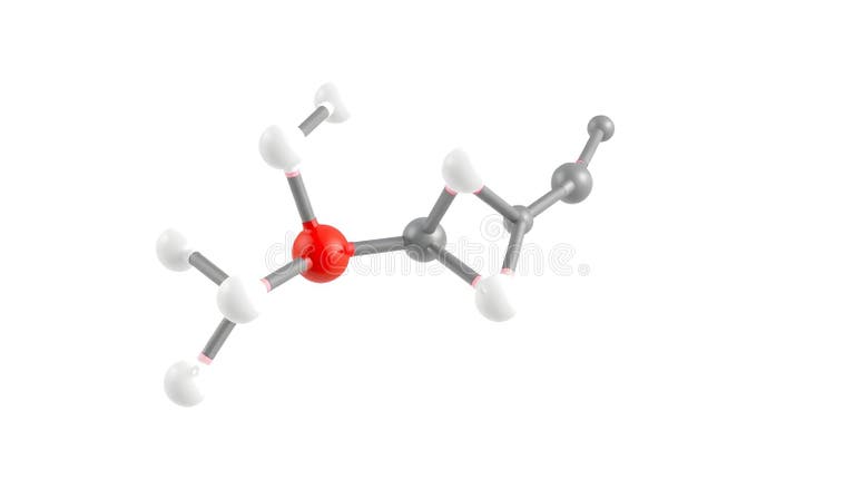 3D Model of a Chemical Compound: Detailed Molecular Structure ...