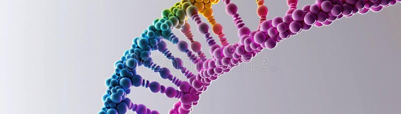 49 3D Model of a Colorful DNA Strand Icon Realistic and Intricate ...