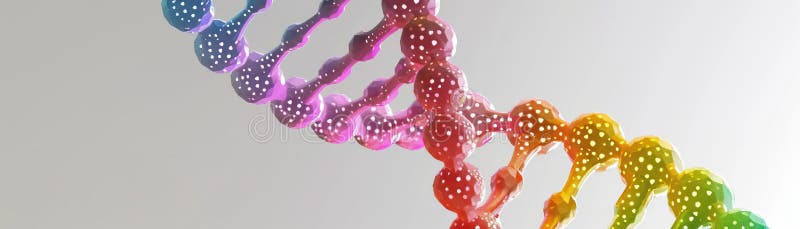 49 3D Model of a Colorful DNA Strand Icon Realistic and Intricate ...