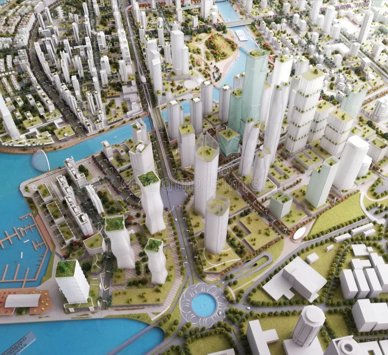 3D Model Design Concept To Future Construction in Sri Lanka Stock Photo ...