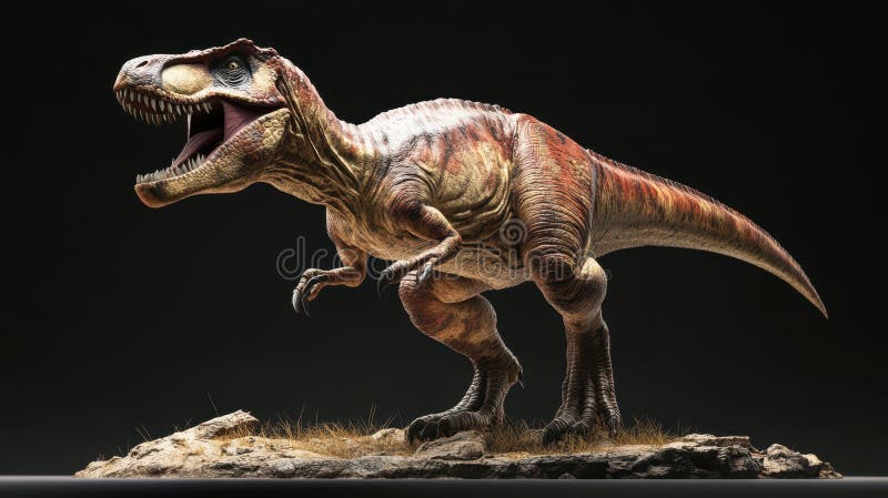3D model of a dinosaur stock illustration. Illustration of scary ...