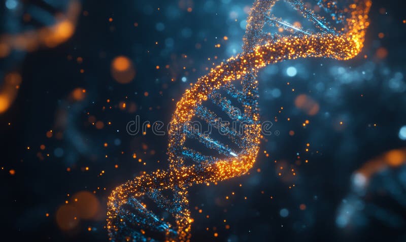 3D Model of a DNA Double Helix Structure with Detailed Nucleotides ...