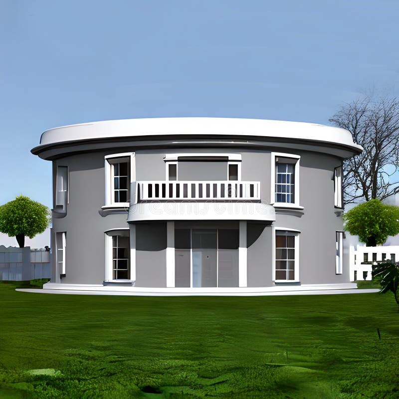 3D Model of the Family House, Detached House, Comfortable Living Ai ...