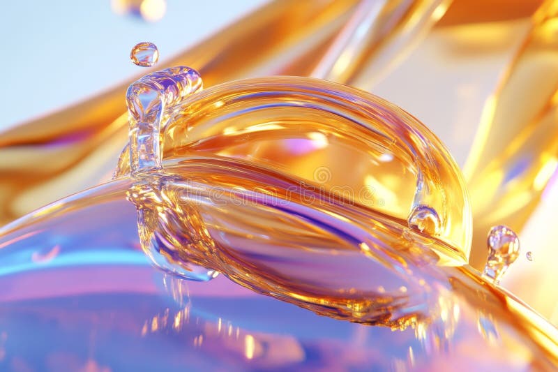 A 3D Model of Gold, or Aurum, Illustrates the Atomic Structure of this ...