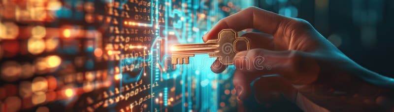 A 3D Model of a Hand Holding a Key, with Success Milestones and ...