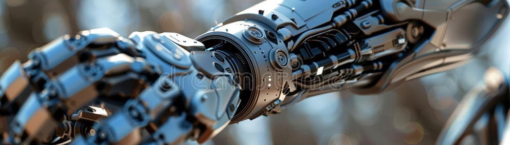 3D Model of a Hightech Robot with Advanced Mechanical Components and a ...