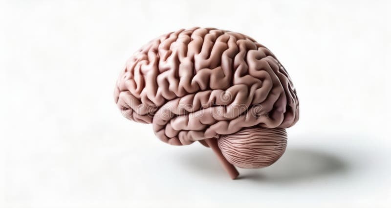 A 3D Model of a Human Brain, a Symbol of Intelligence and Cognition ...