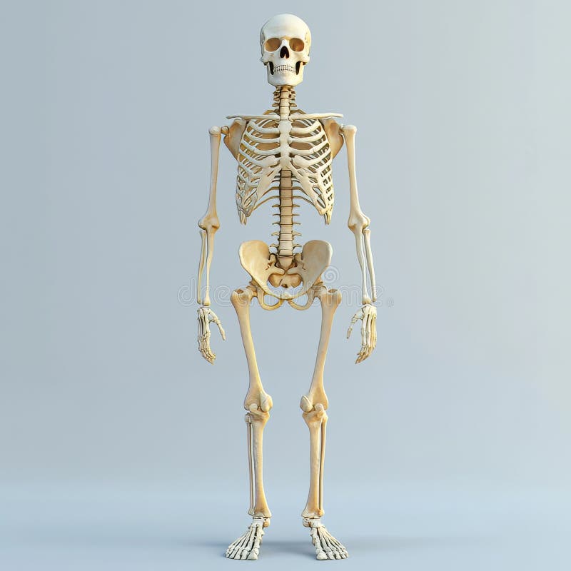 A 3D Model of a Human Skeleton with Colorful Rendering is Suitable for ...