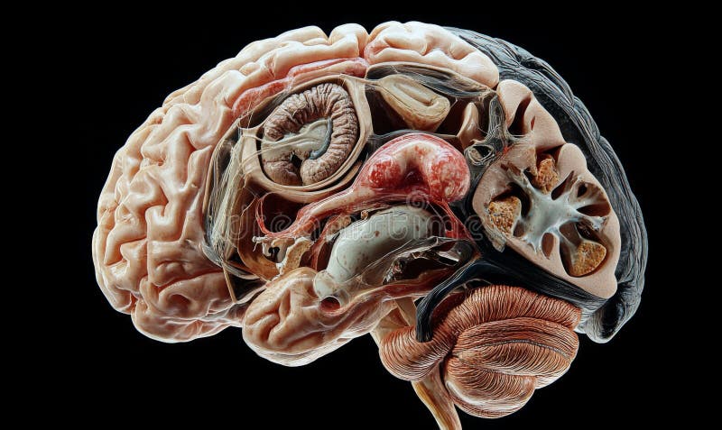 3D Model of the Hypothalamus in the Brain, Showing Its Connection To ...