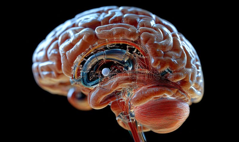 3D Model of the Hypothalamus in the Brain, Showing Its Connection To ...