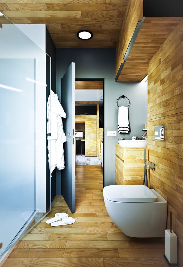 3 D Model of the Interior Living Room-studio Stock Illustration ...