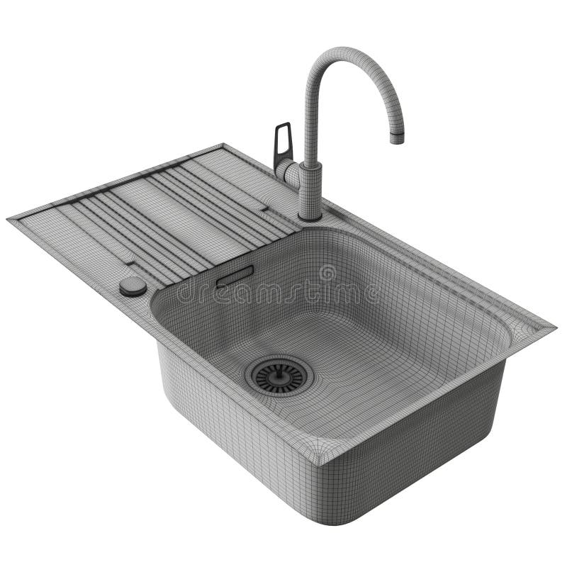Side View Sink Faucet Stock Illustrations – 990 Side View Sink Faucet ...