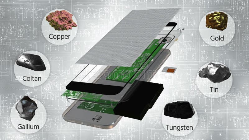 Animation of the Internal Components of a Cellphone Stock Video - Video ...