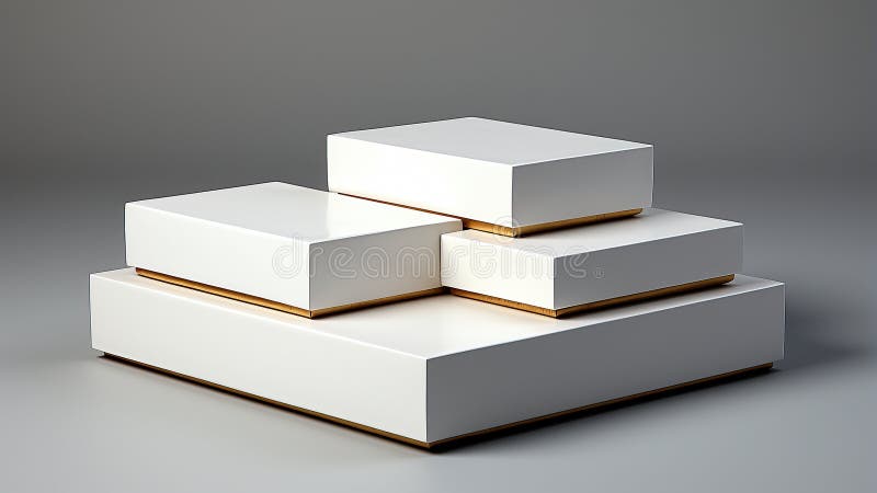 3D Model Mockup Gift Box Ads and Prints - Generative AI Stock ...