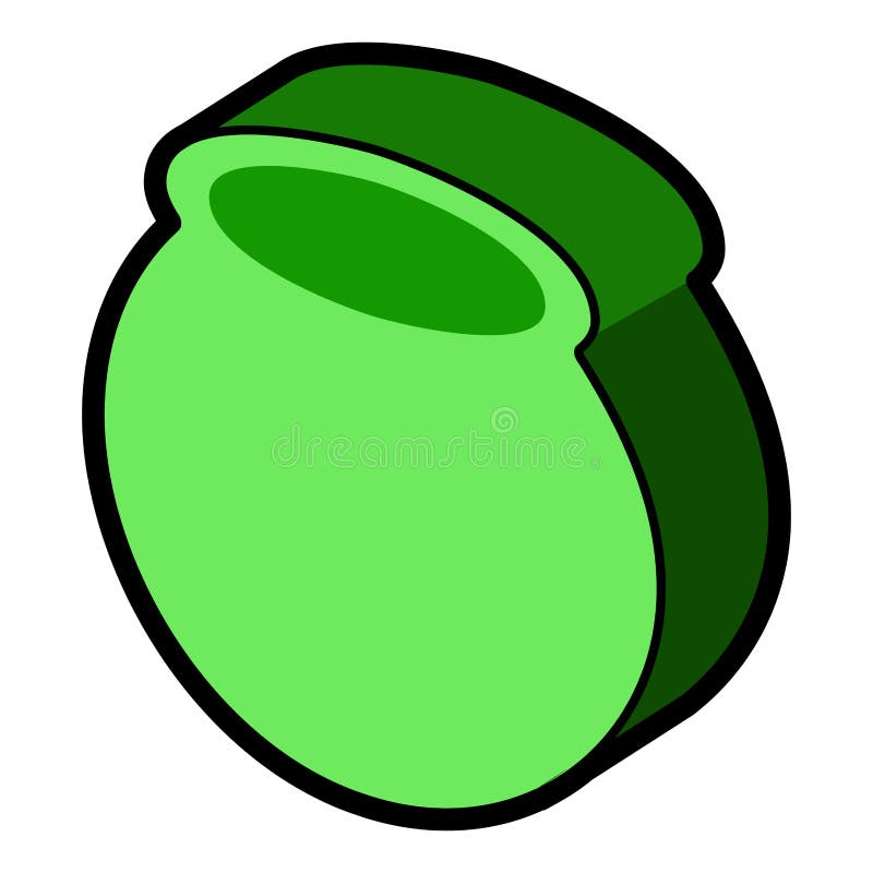 3d view of a money pot stock vector. Illustration of design - 108192107