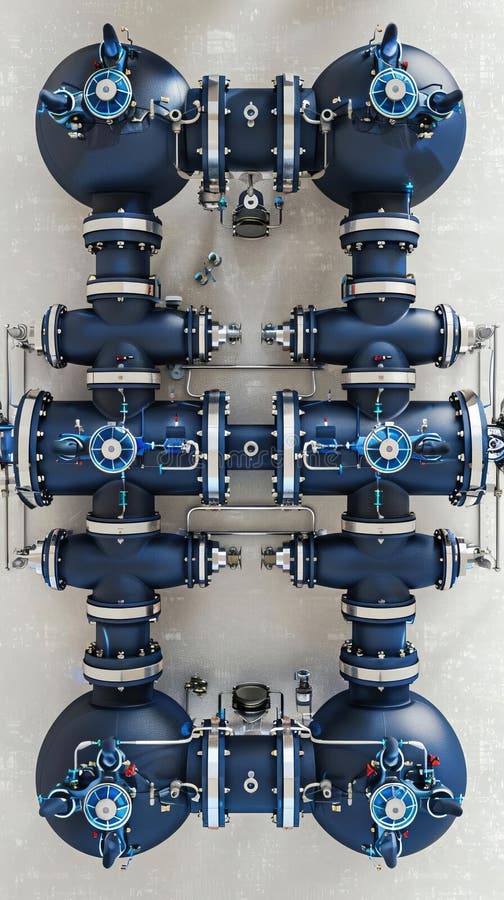 3D Model of Multichamber Water Pipe with Advanced Filtration System ...