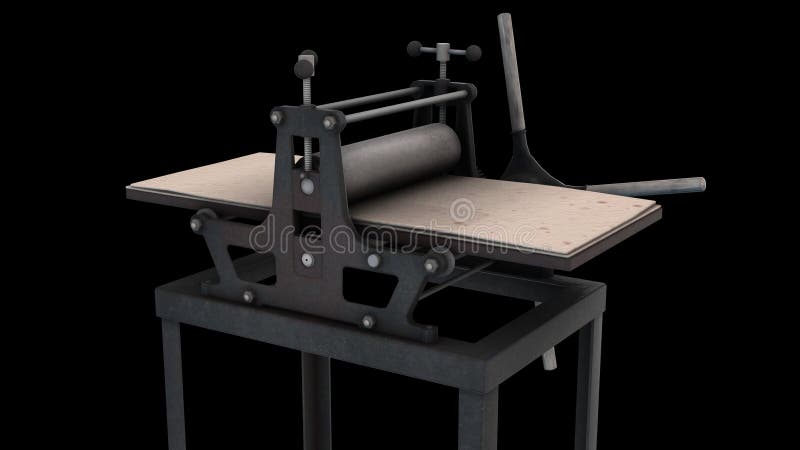 CMYK Printing Concept Process with Set of Printer Rollers Stock Video ...