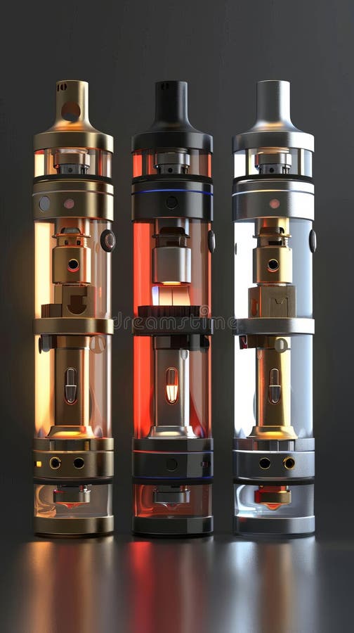 3D Model of Secure Childproof Vape Tanks with Locking Mechanisms Stock ...